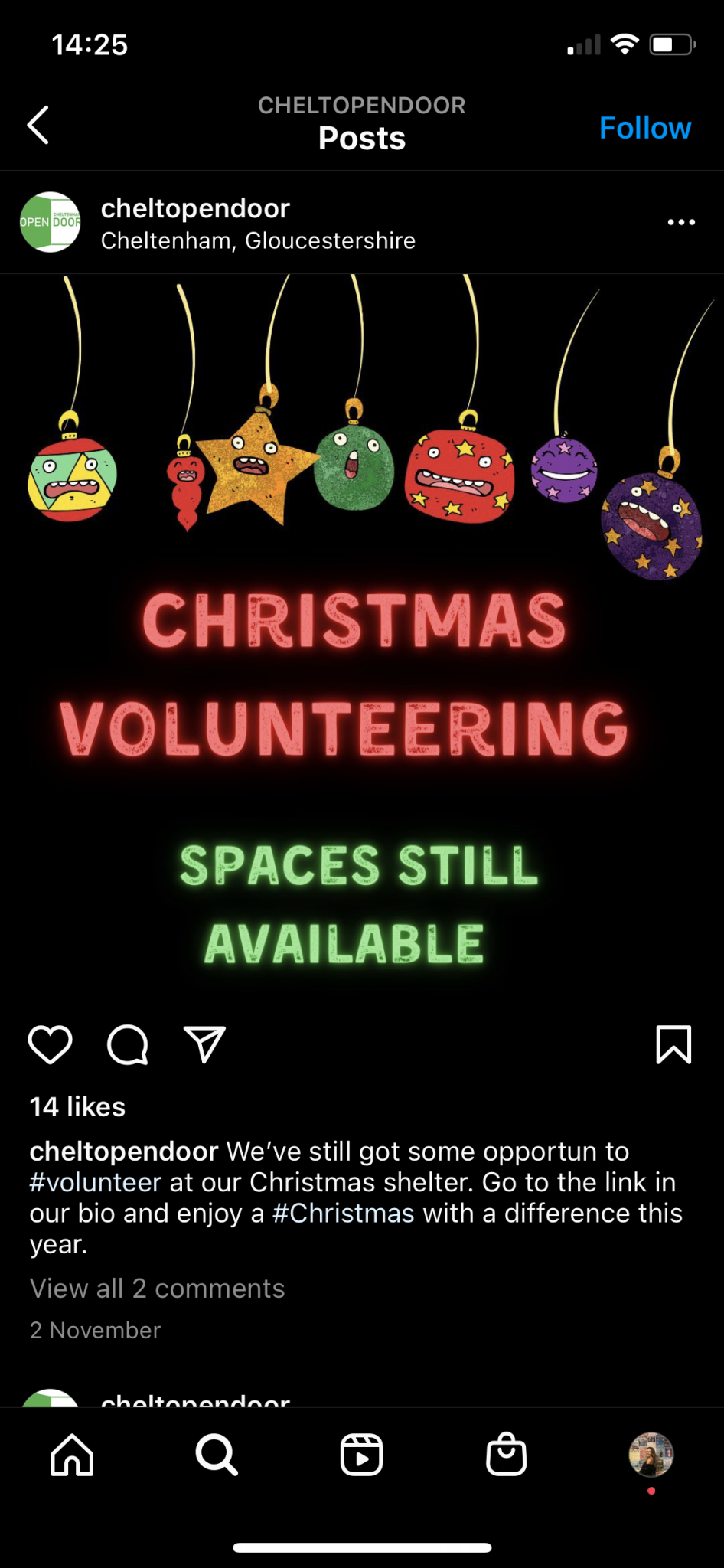 Help the homeless in Cheltenham this Christmas – Park Life